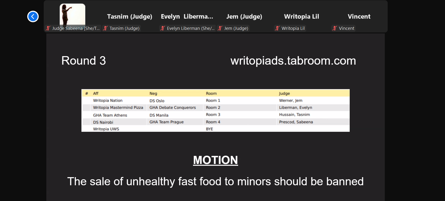 Writopia’s International Debate Tournament – February 1st 2025 ...